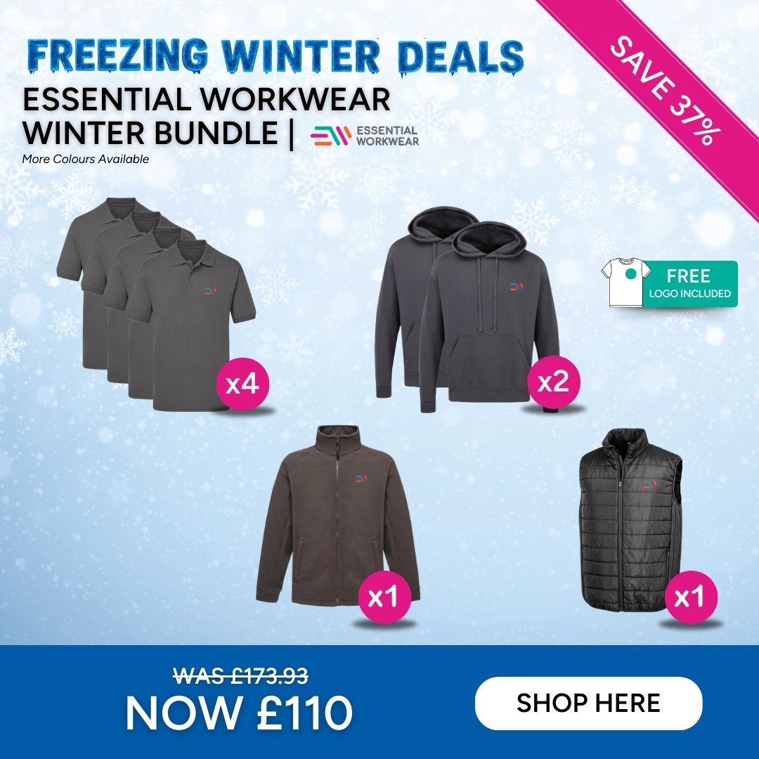 Essential Workwear Winter Bundle | Save 37% + Free Logo